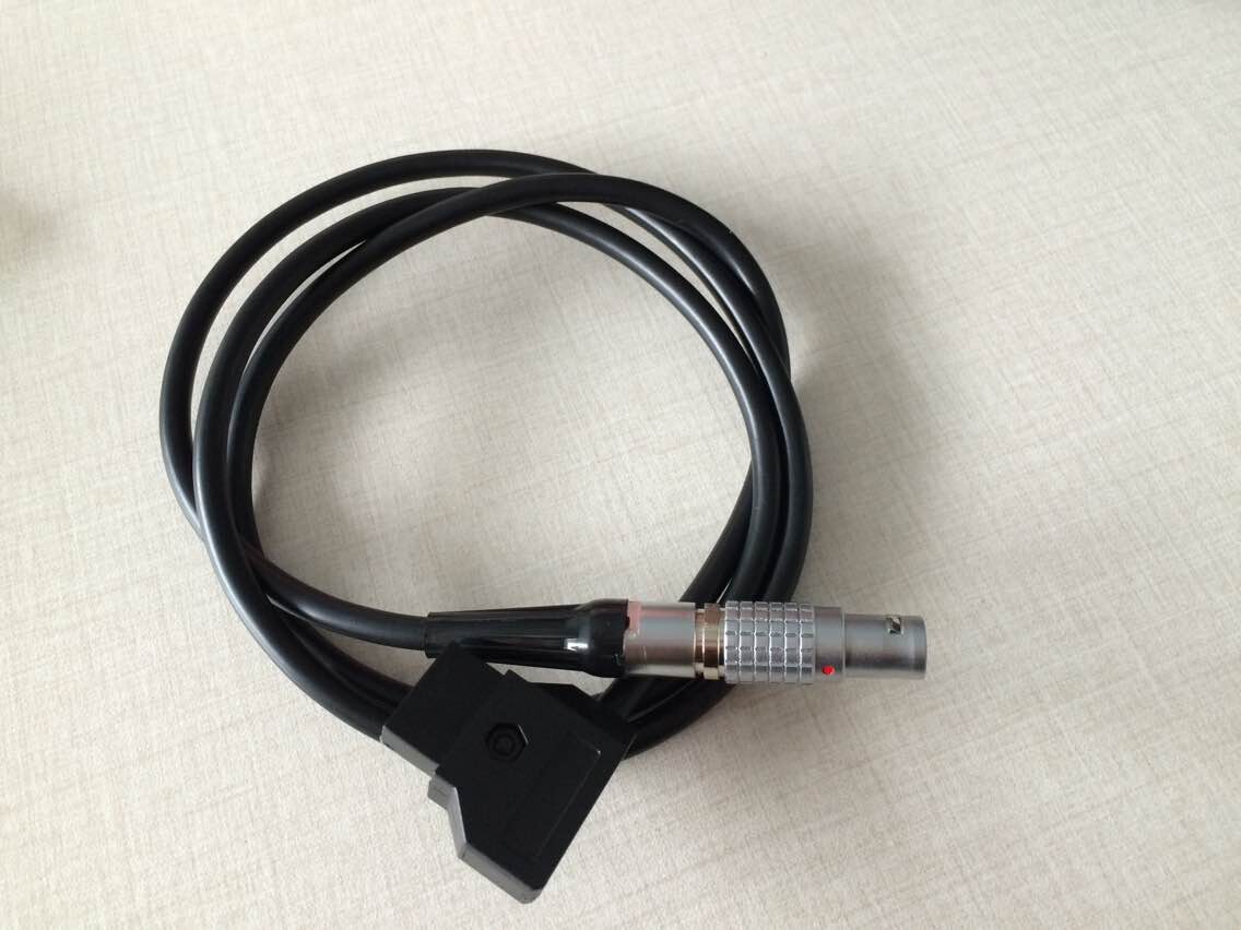 Red epic 12V DC power supply cable Lemo right angle FHJ 1B 6 pin female ...